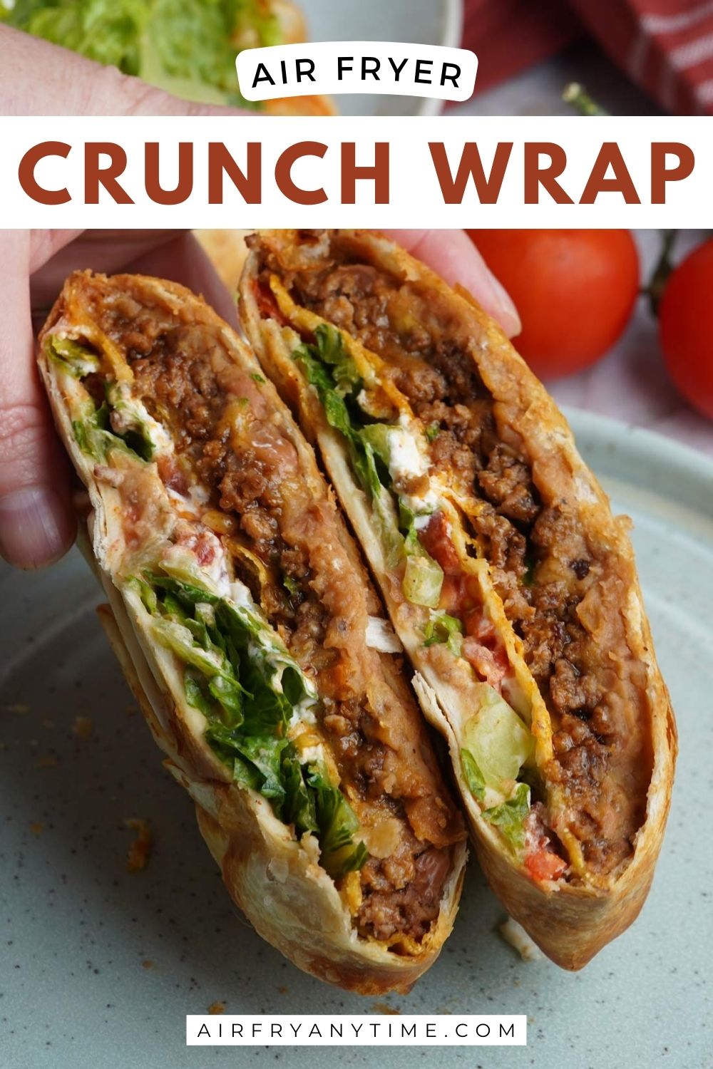 Air Fryer Crunch Wraps - Air Fry Anytime